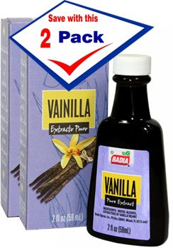 Badia Vanilla Extract 2 oz Pack of 2 – QbinFresh