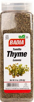 Badia Thyme Leaves Whole 8 oz – CubanFoodMarket