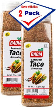 Badia Taco Seasoning 21 oz Pack of 2 – QbinFresh