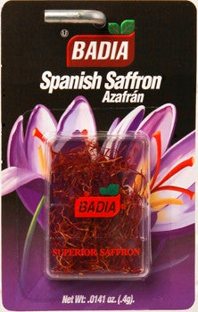 Badia Saffron Spanish 0.4 gm – CubanFoodMarket