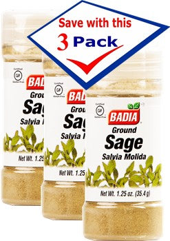 Badia Sage Ground 1.25 oz Pack of 3 – QbinFresh