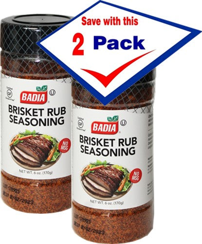 Badia Brisket Rub Seasoning 6 oz Pack of 2 – QbinFresh