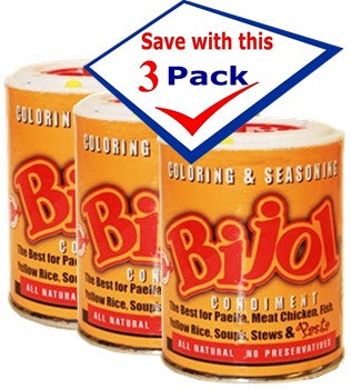 Bijol annatto yellow seasoning 2 onz Pack of 3 – CubanFoodMarket