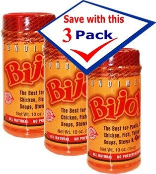 Bijol annatto yellow seasoning 10 onz Pack of 3 – CubanFoodMarket