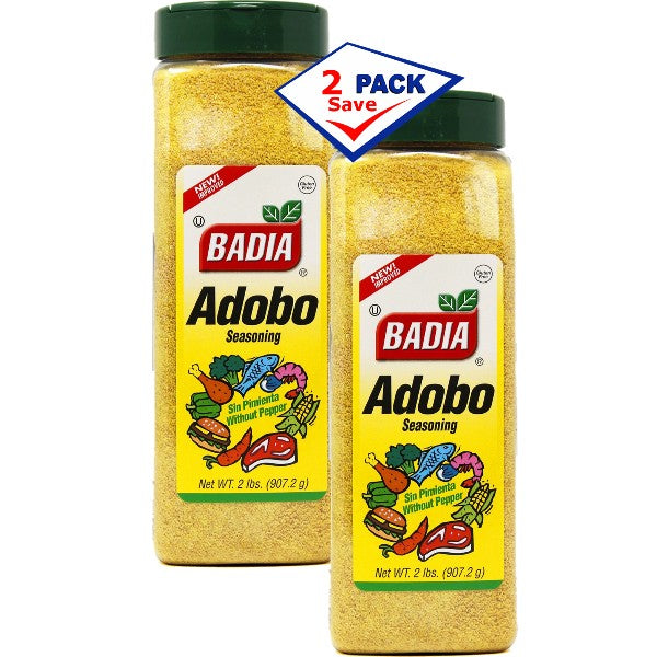 Badia Adobo Seasonig without Pepper 2 lbs. 2 pack. – CubanFoodMarket