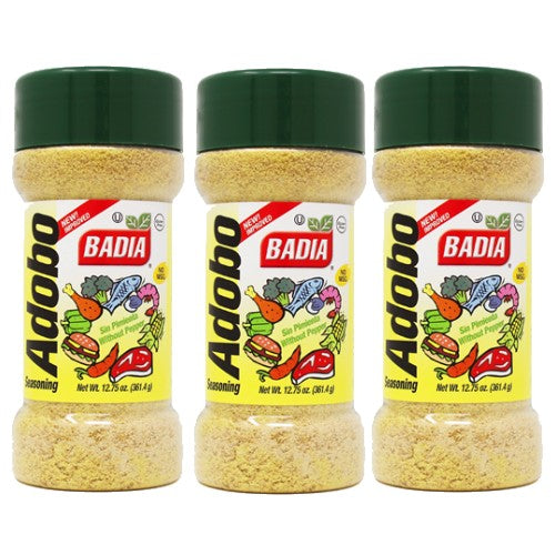 Badia Adobo without Pepper 12.75oz Pack of 3 | Bulk Adobo – CubanFoodMarket