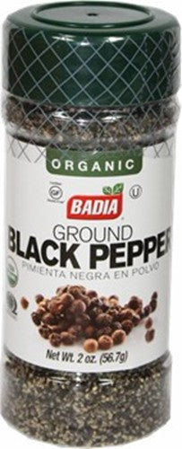 Badia Organic Ground Black Pepper 2 oz – CubanFoodMarket