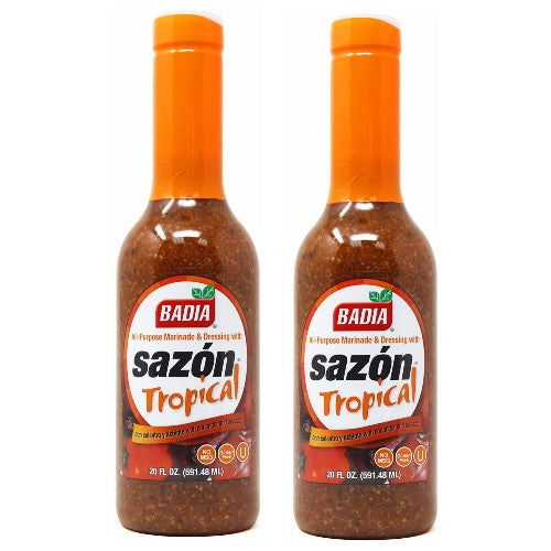Badia Sazon Tropical with Culantro and Achiote Marinade 20 oz Pack of ...