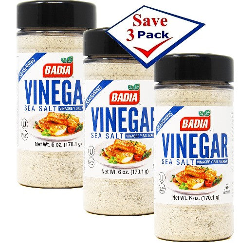 Badia Vinegar Sea Salt 6 oz Pack of 3 – QbinFresh