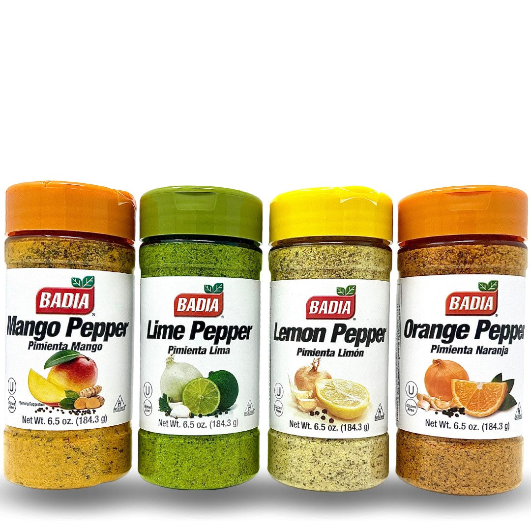 Badia Mango Citrus Pepper 4 Pack | Tropical Pepper Bundle – CubanFoodMarket