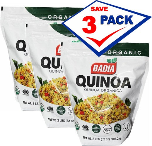 Badia Organic Quinoa 32 oz Pack of 3 – CubanFoodMarket