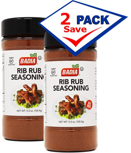 Badia Rib Rub Seasoning 5. 5 oz Pack of 2 – CubanFoodMarket