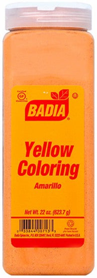 Badia Yellow Coloring 22 oz – CubanFoodMarket