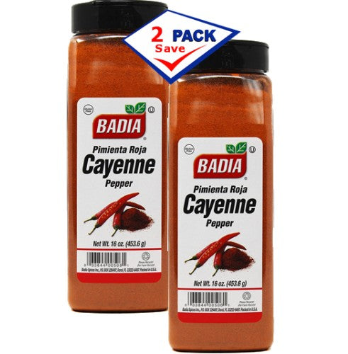 Badia Cayenne Pepper. 16 oz. 2 pack. – CubanFoodMarket