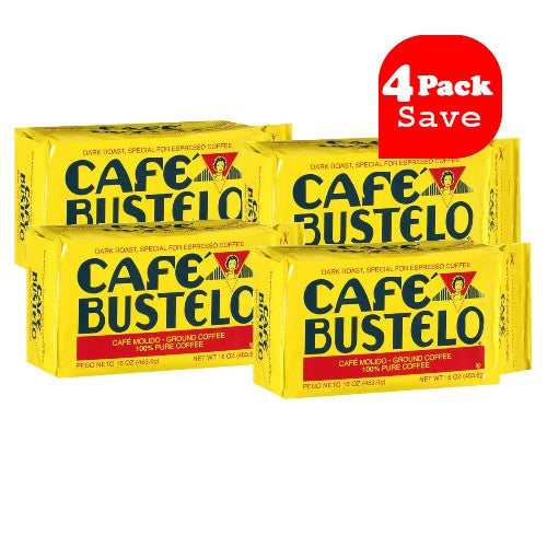 Bustelo Cuban Coffee Vacuum 10 oz. Family Pack (4 Bricks) – CubanFoodMarket