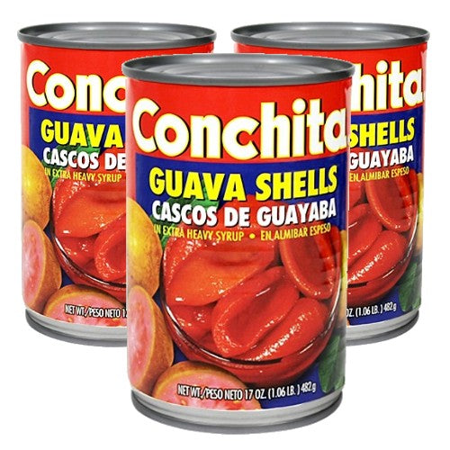 Guava Shells in syrup by Conchita. 16 oz Pack of 3 – CubanFoodMarket