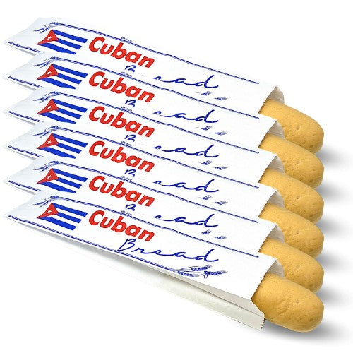 Fresh Cuban Bread - Pan Cubano Fresco. 6 Loaves 8 oz each. Aprox 20 ...