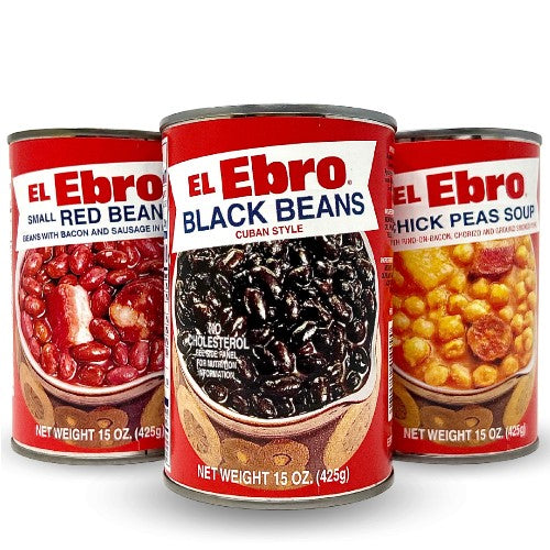 El Ebro Beans Variety 3 Pack Bundle | Cuban Beans Online – CubanFoodMarket