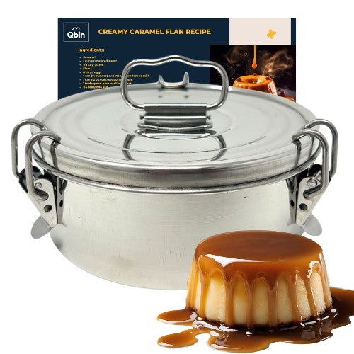 Flan mold 1.5 qt. / Flanera. Stainless Steel – CubanFoodMarket