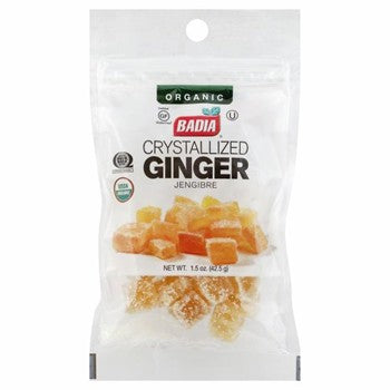 Badia Crystallized Ginger 1.5 oz (Candied Jengibre) – CubanFoodMarket