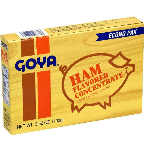 Goya Ham Flavor Concentrate. 18 individual envelopes. 3.52 OZ – QbinFresh
