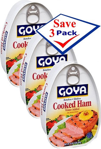 Goya Cooked Ham 16 oz Pack Of 3 – CubanFoodMarket