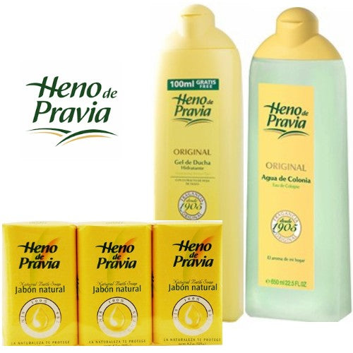 Heno de Pravia Kit | Spanish Bath & Body Gift Set Online – CubanFoodMarket