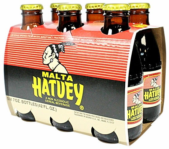Malta Hatuey 6 Pack 7oz Bottles | Cuban Malt Beverage – CubanFoodMarket