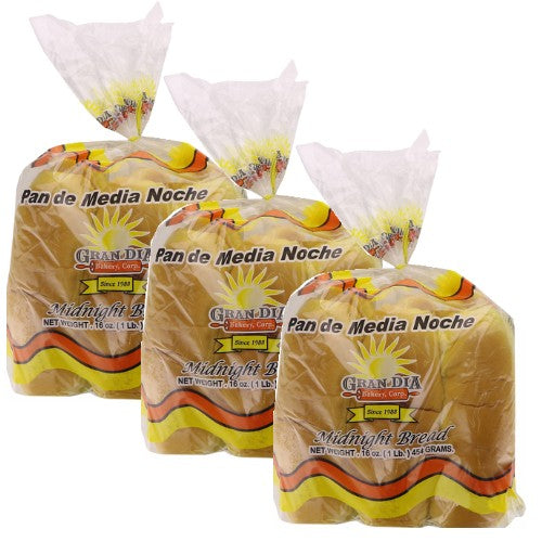 Cuban Midnight Sandwich Bread - Pan de Media Noche 16oz - 3 Pack ...