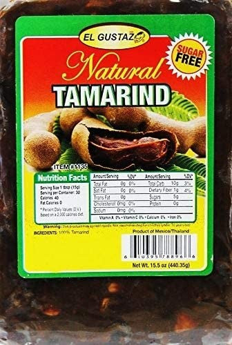 Tamarind SUGAR FREE Pulp with Seeds. 16 oz – CubanFoodMarket