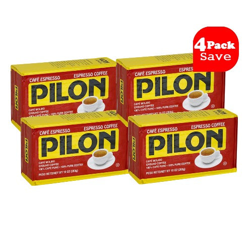 Pilon Cuban Coffee 10 Oz FAMILY PACK (4 Bricks) – CubanFoodMarket