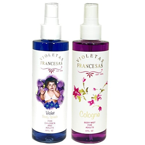 French Violets Splash & Cologne Bundle 8 oz – QbinFresh