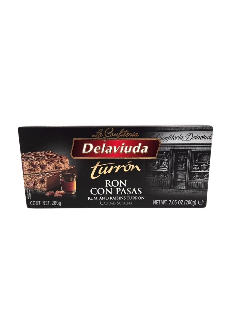 Turron Ron con Pasas Delaviuda 7.05 oz – CubanFoodMarket
